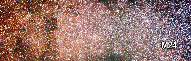 M24, nuage du Sagittaire - catalogue Messier
